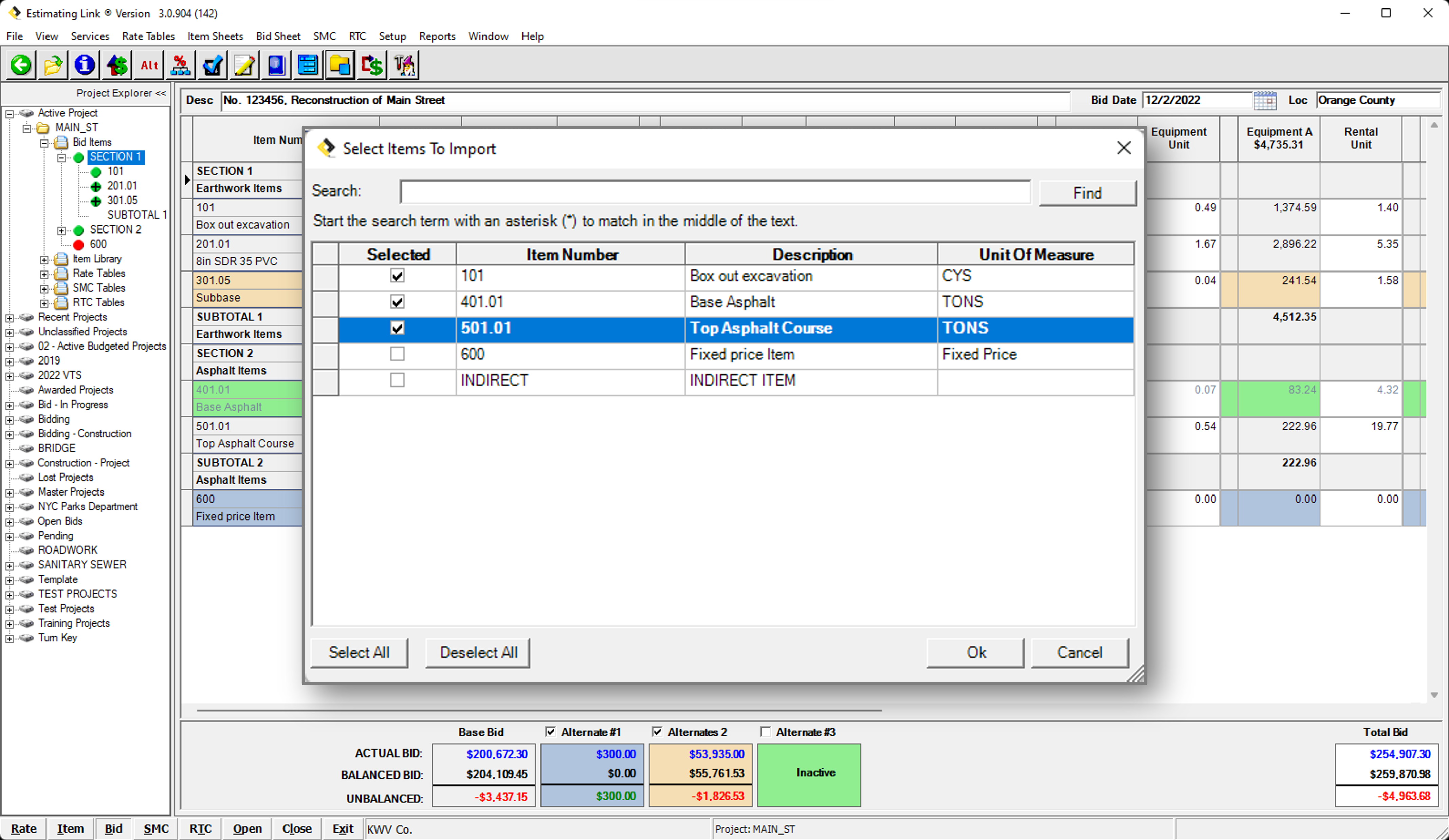 Estimating Link Software | The Construction Link Incorporated